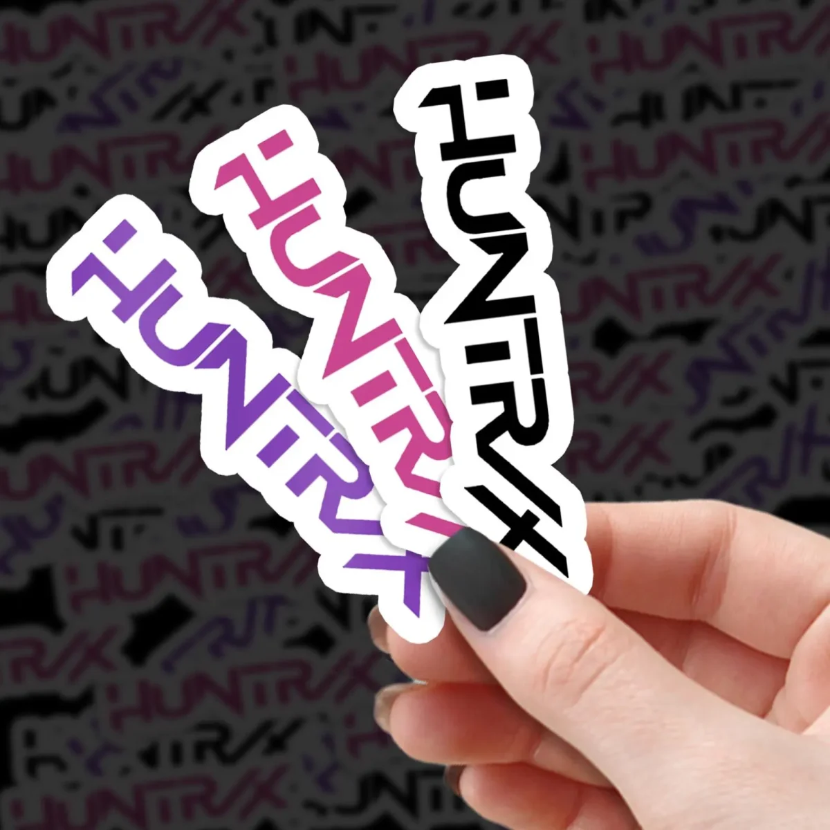 K-POP Demon Hunters – HUNTRIX Logo Sticker Set