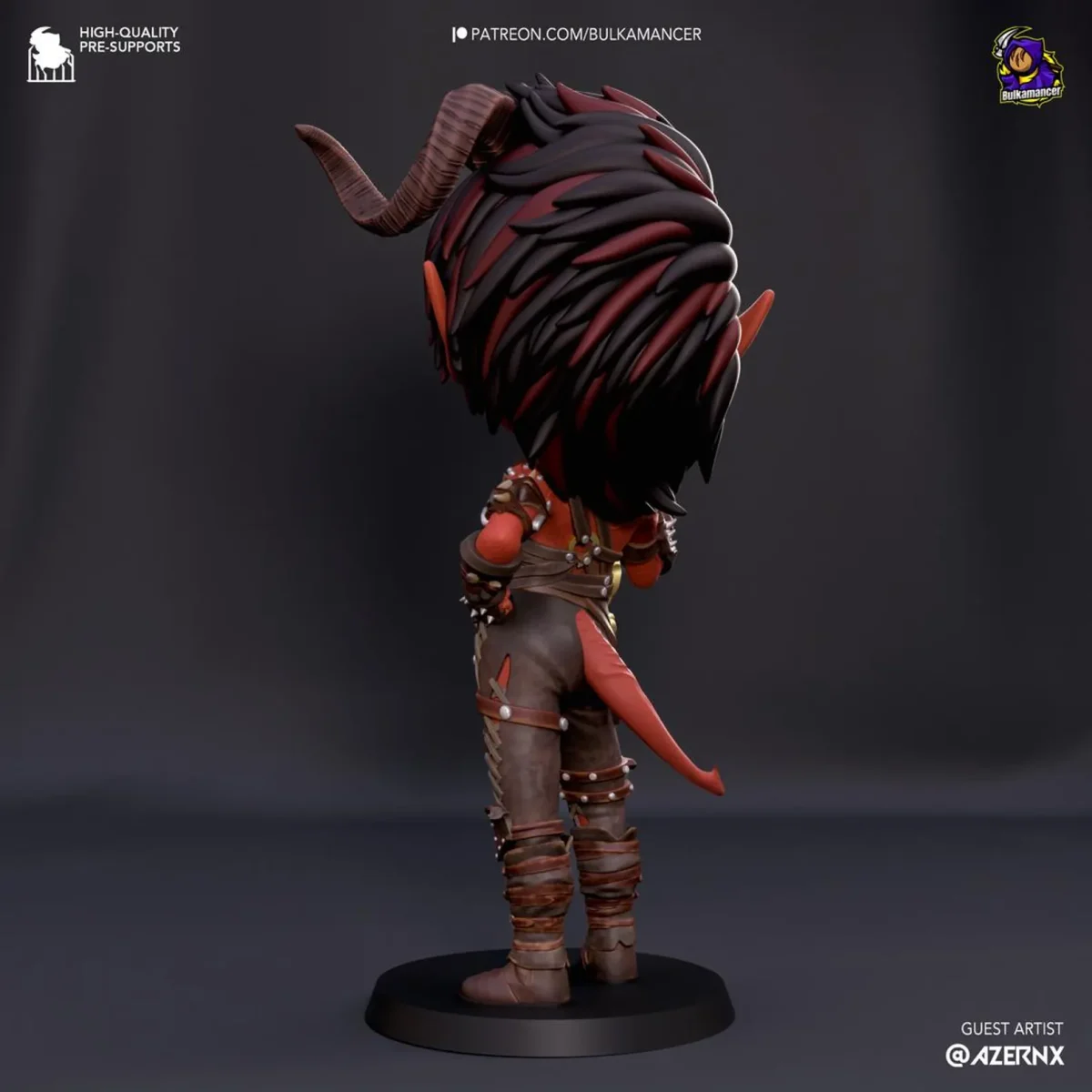 Baldur’s Gate 3 – Chibi Karlach | Model by Bulkamancer Sculpts | 3D ...