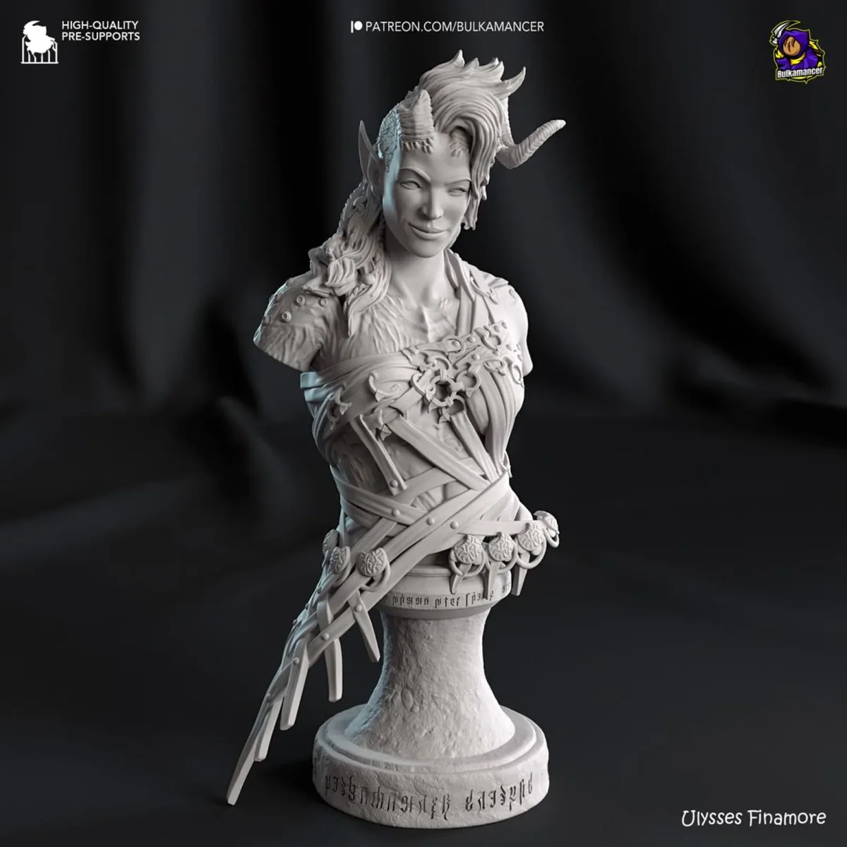 Baldur’s Gate 3 – Karlach | Model by Bulkamancer Sculpts | 3D Printed ...