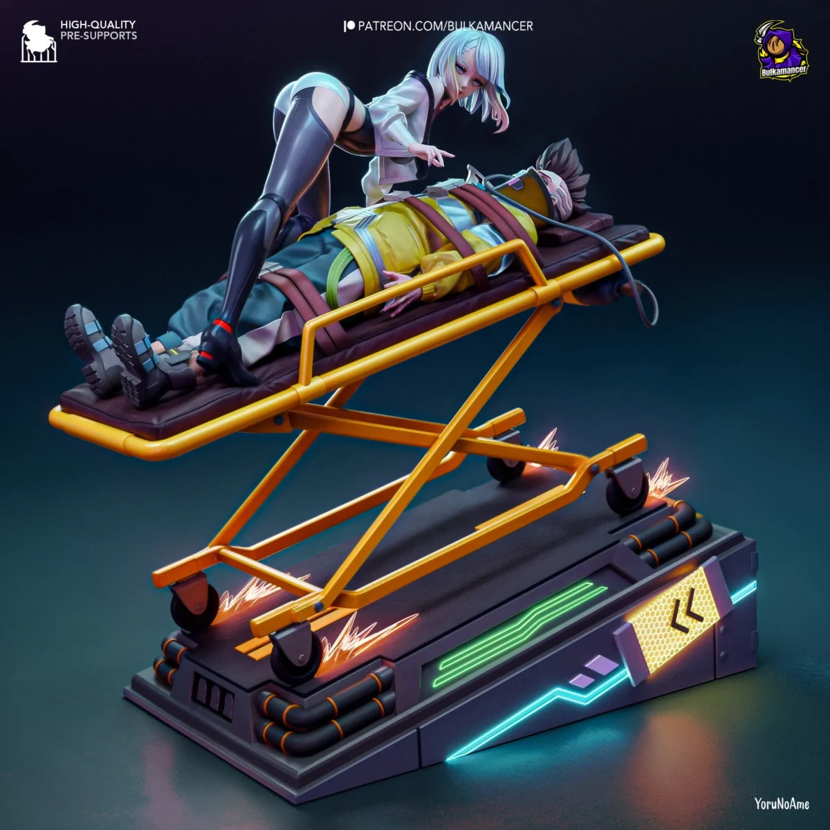 Cyberpunk Edgerunners Action Figure – Lucy & David Resin Statue